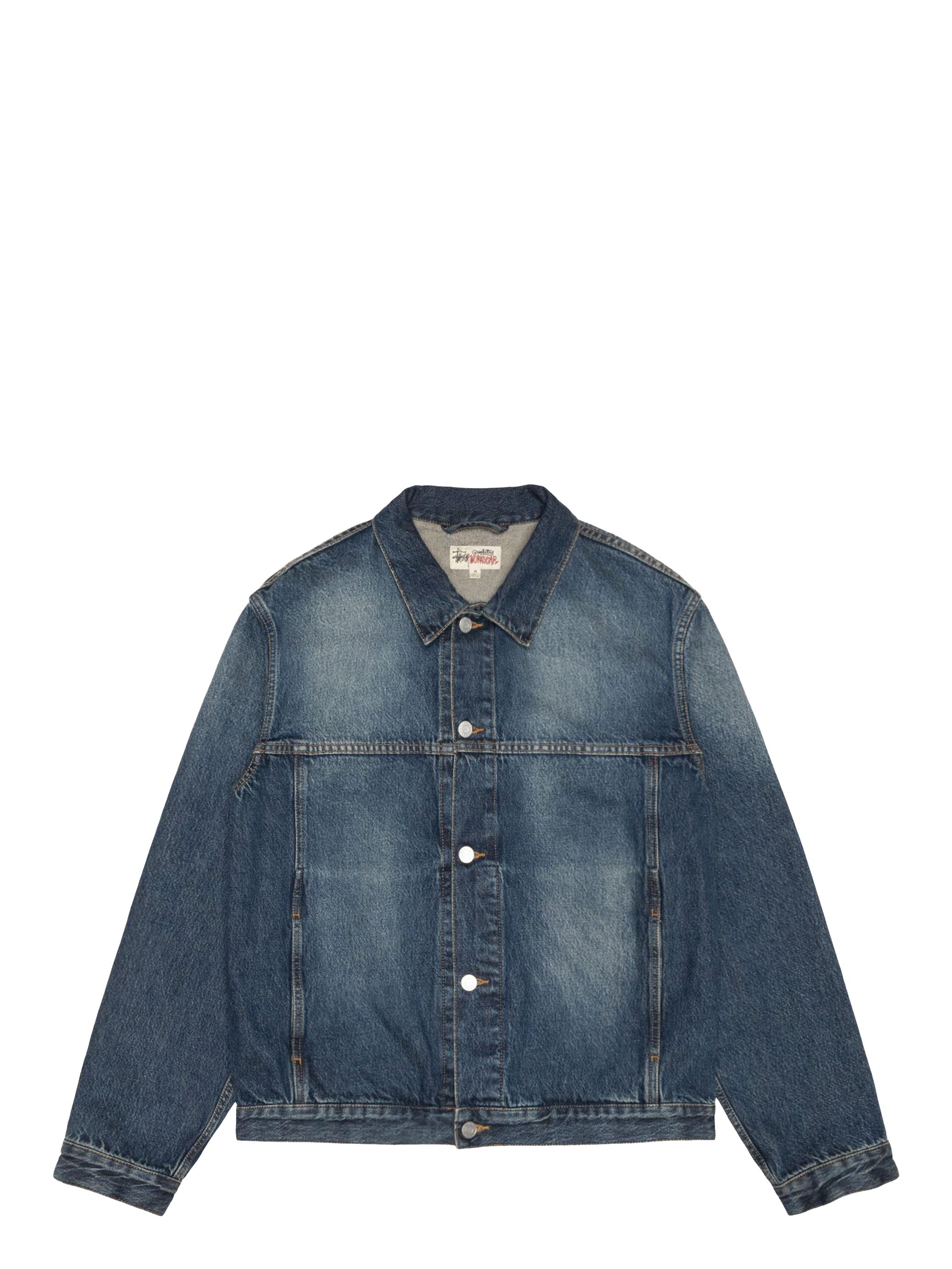 StüSsy Vintage Denim Trucker Jacket - Blue | Editorialist