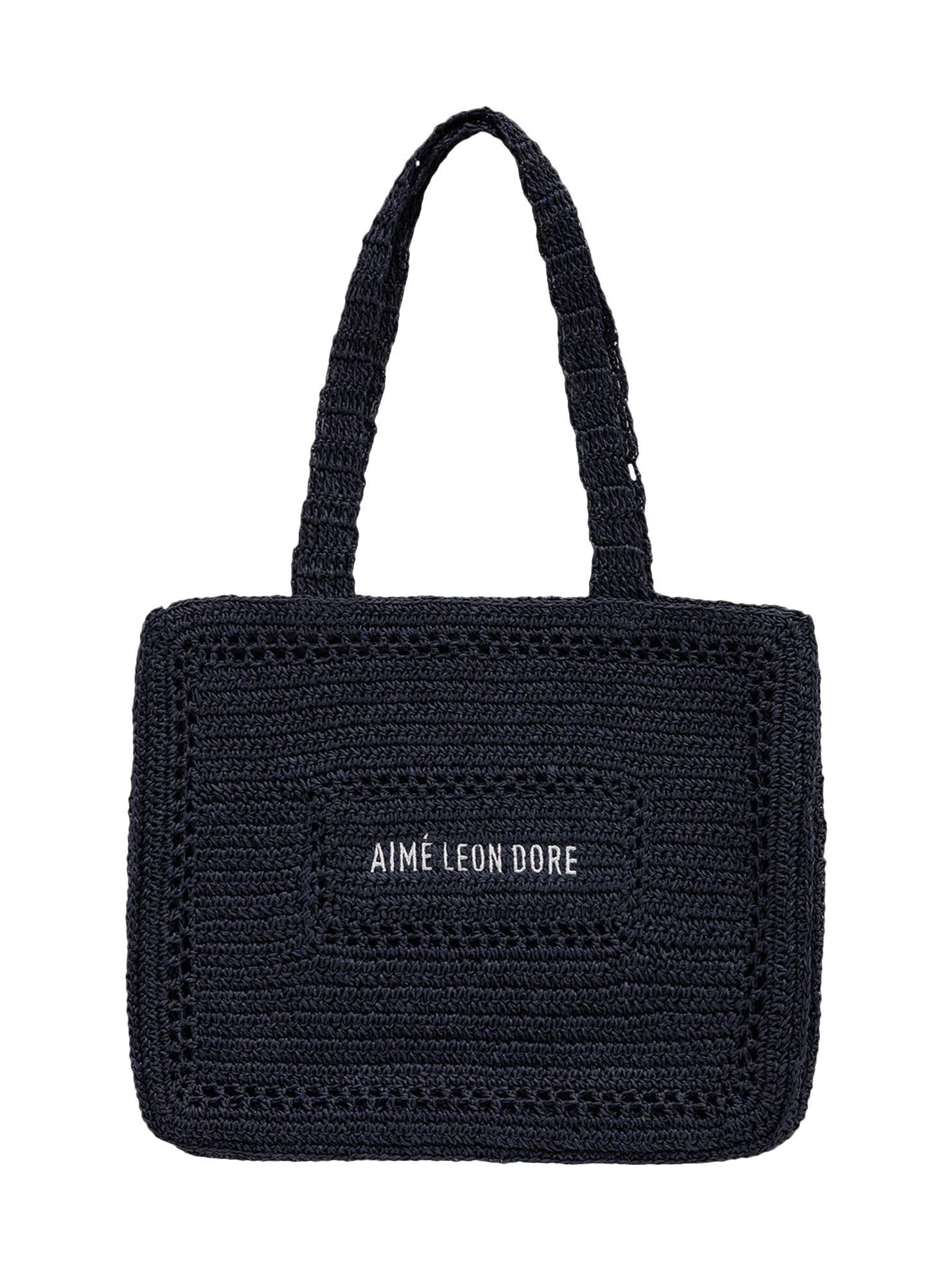 Aimé Leon Dore Crochet Tote - Blue | Editorialist