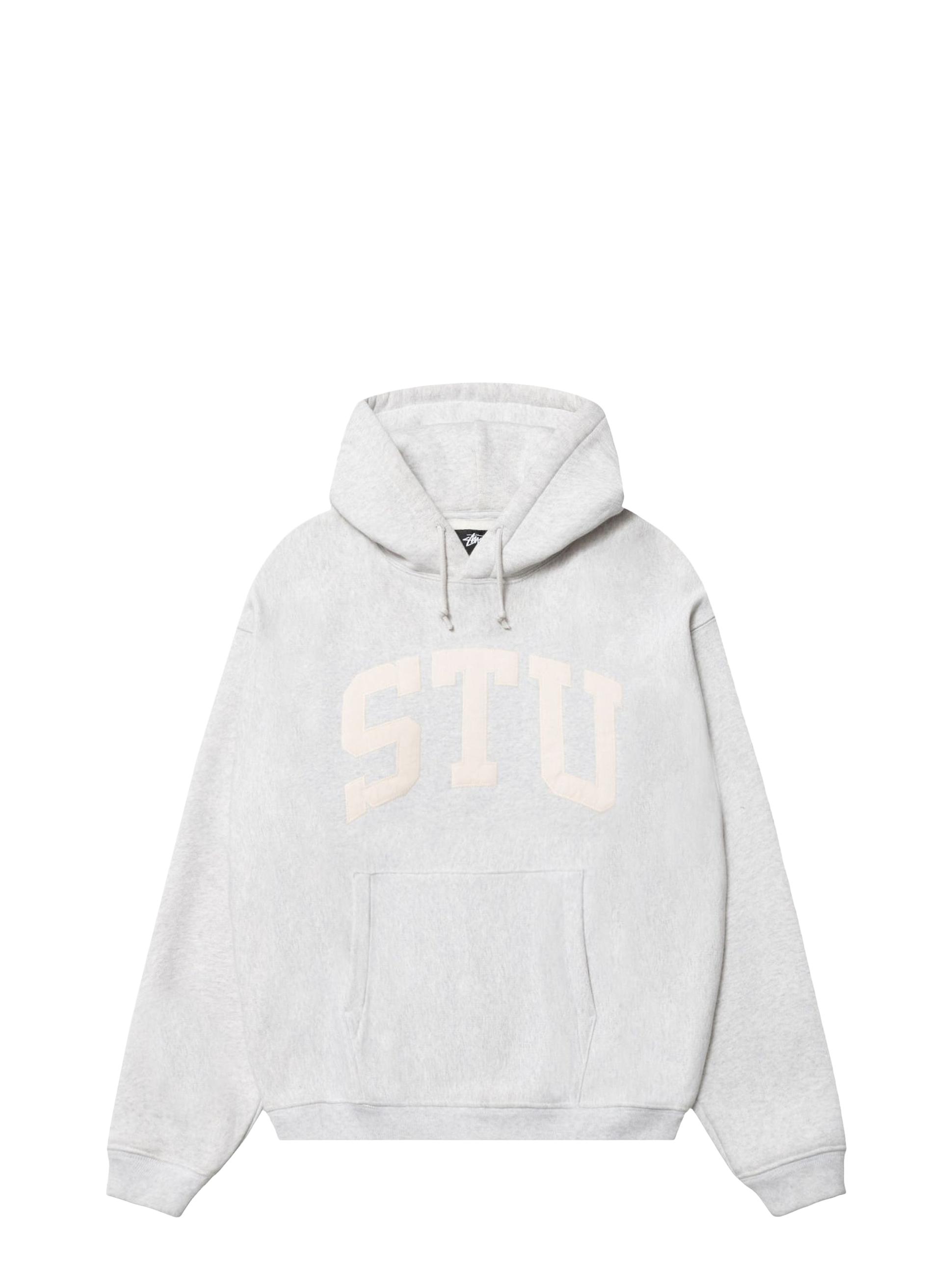 StüSsy Stu Appliqué Crewneck - Grey | Editorialist