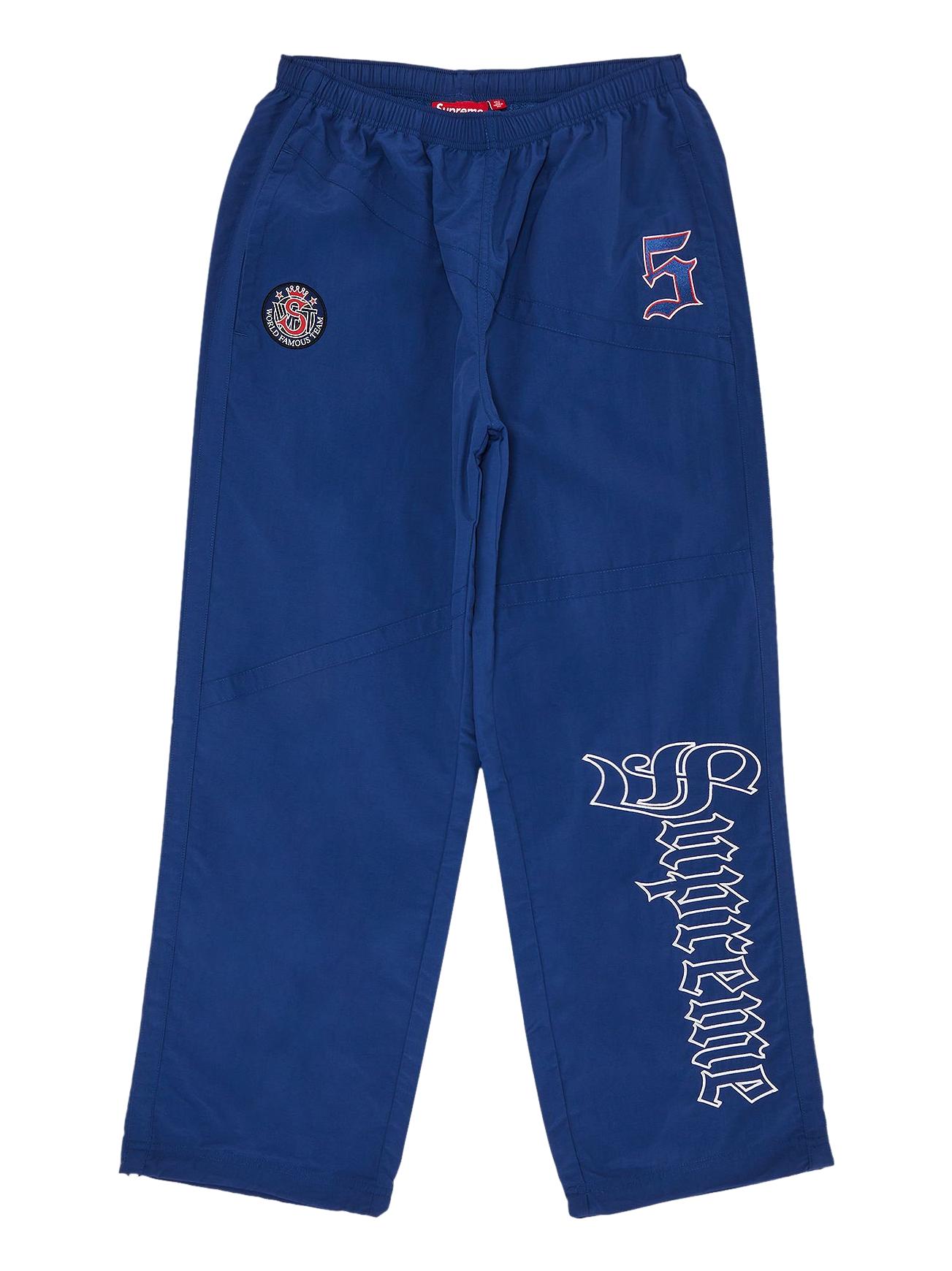 Supreme Old English Track Pant - Blue | Editorialist