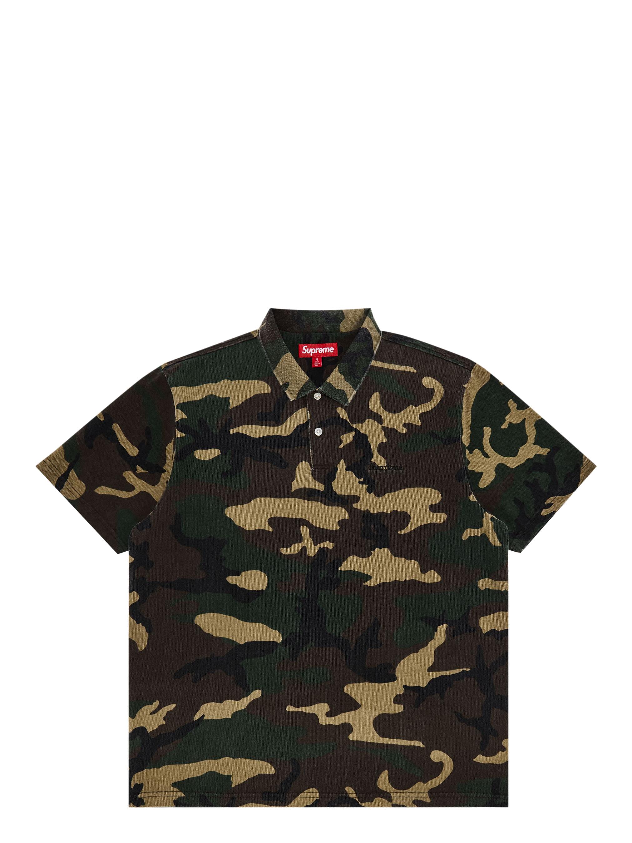 Supreme Washed Camo Polo - Multicolor | Editorialist