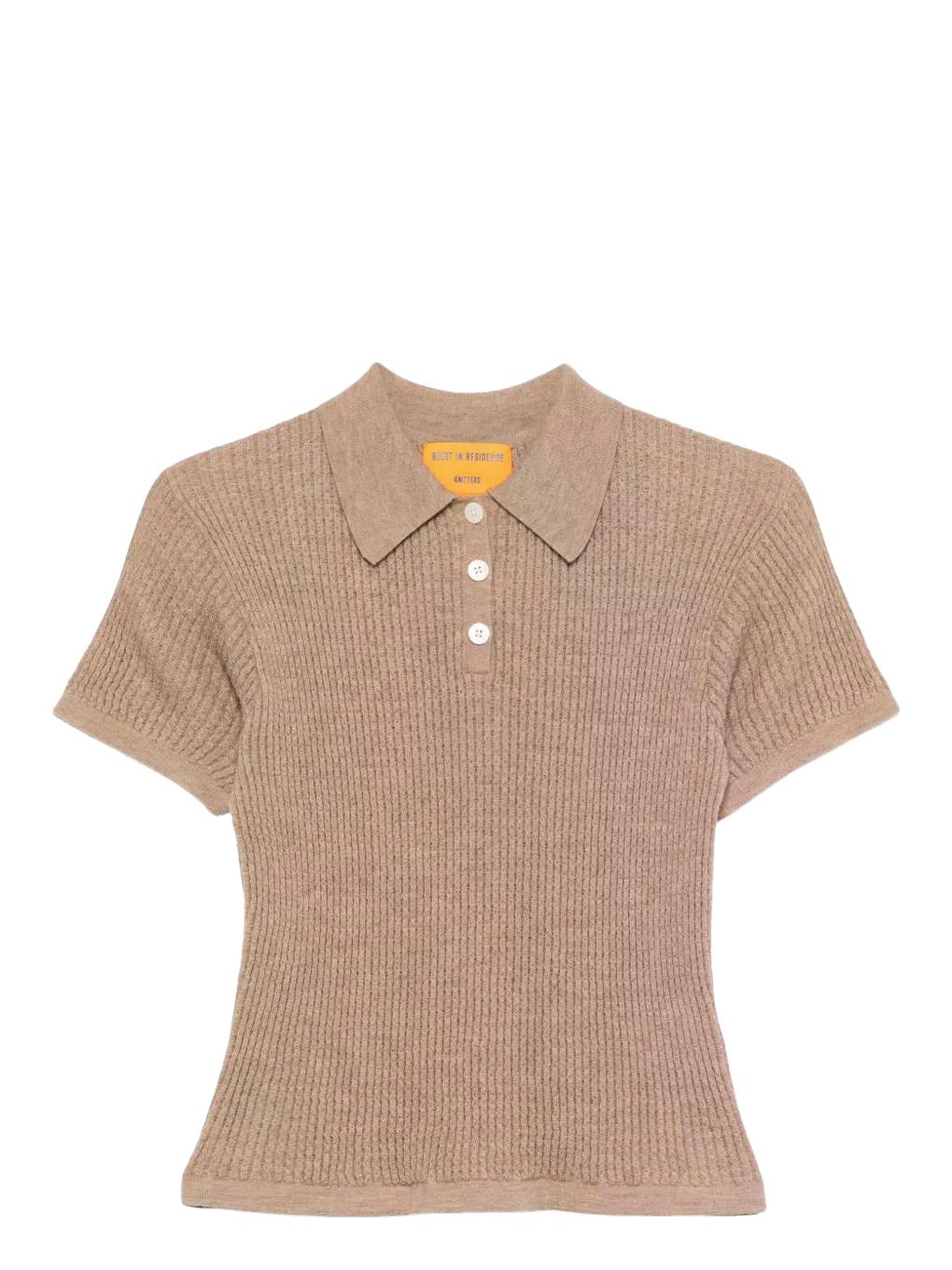 MADEWELL Madewell Ribbed Cap Sleeve Polo