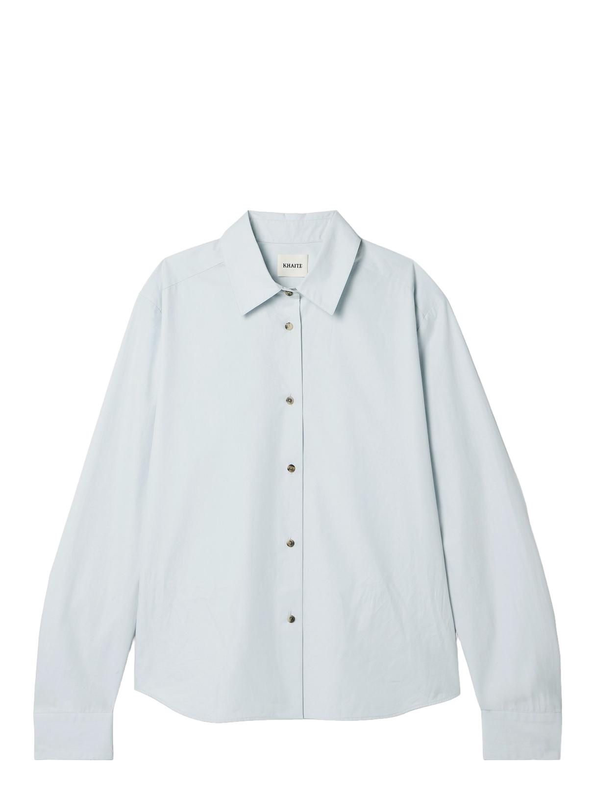 KHAITE Argo Cotton-Poplin Shirt