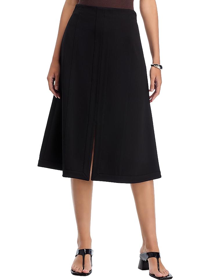 MISOOK Slit Front A-Line Skirt