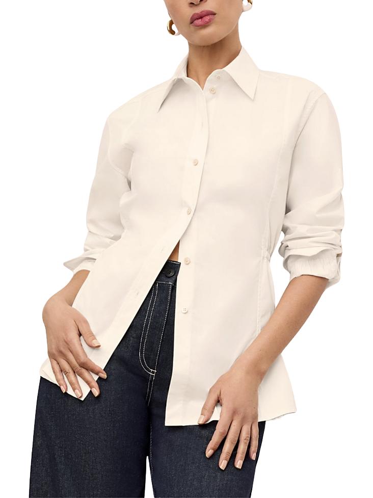 M.M.LAFLEUR Cotton Poplin Bentley Al Fresco Shirt