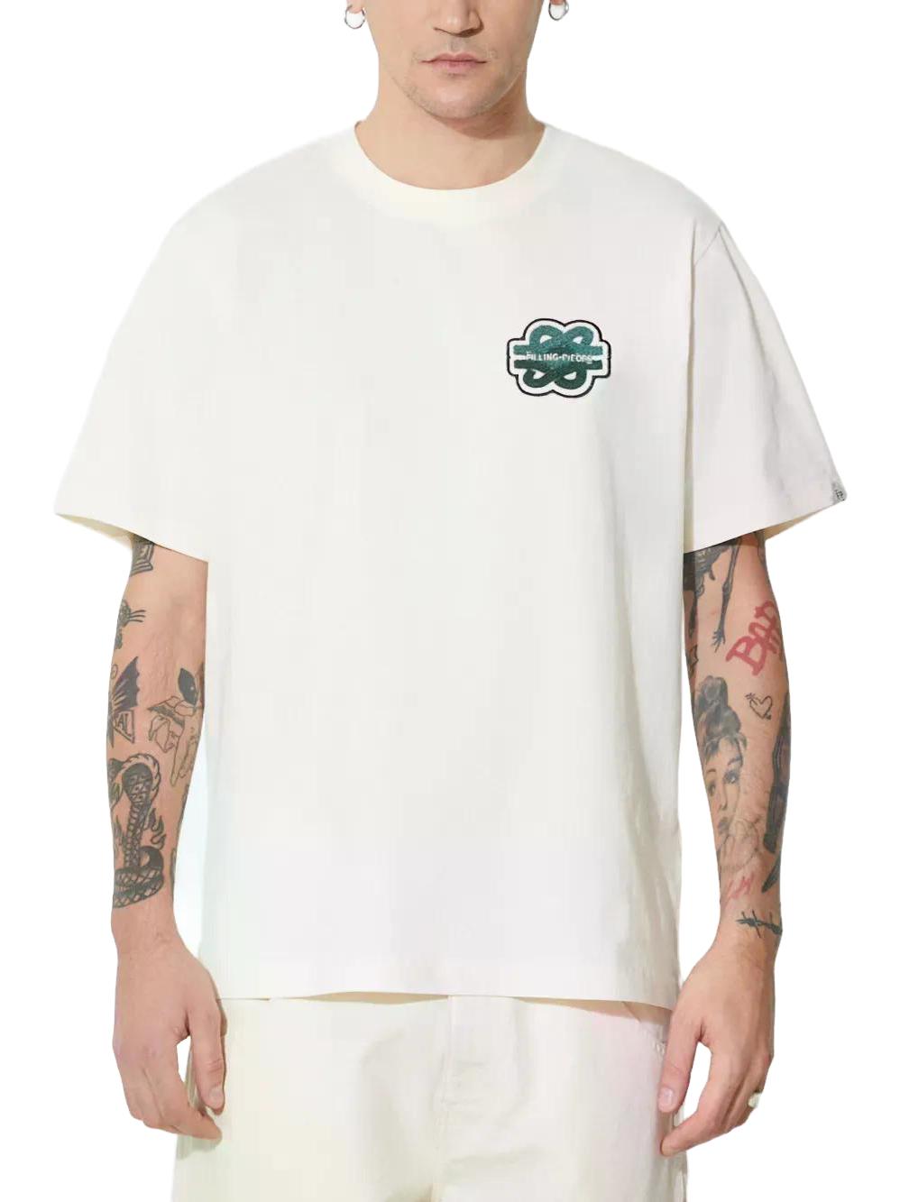 FILLING PIECES logo-patch t-shirt