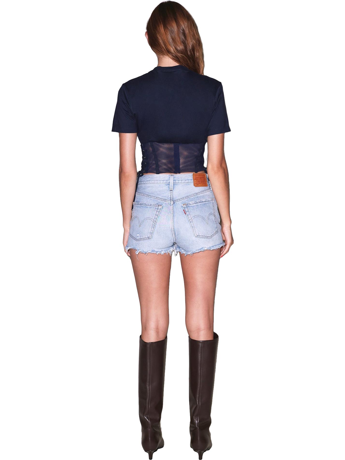FLEUR DU MAL Sabrina Corset T-Shirt