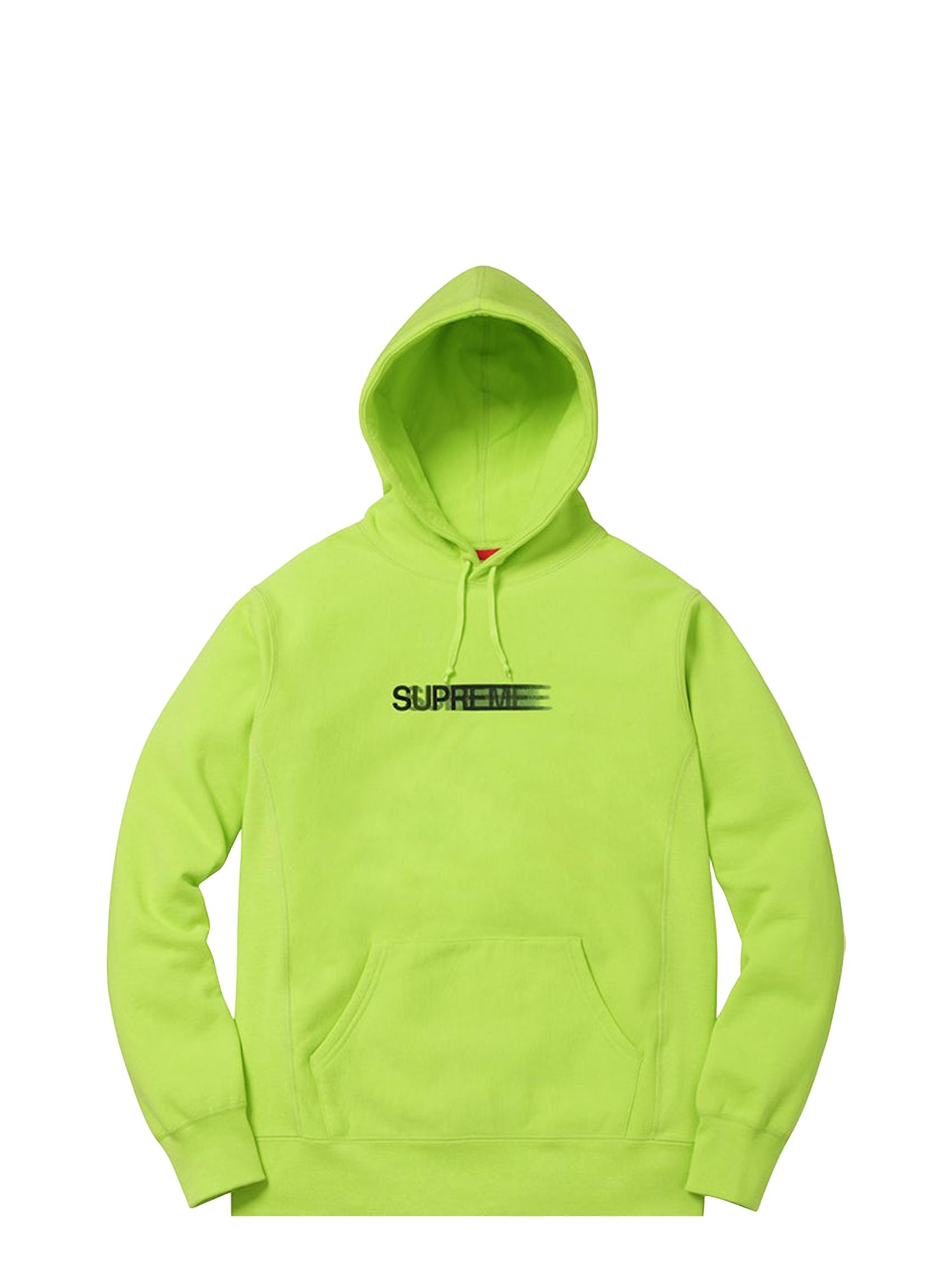 Supreme Motion Logo Hooded Sweatshirt - Green | Editorialist