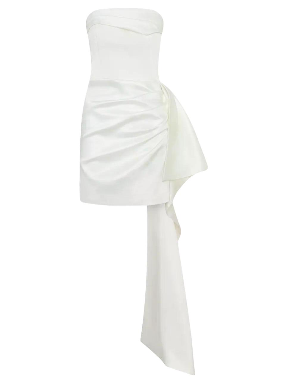 NICHOLAS Calliope Draped Mini Dress