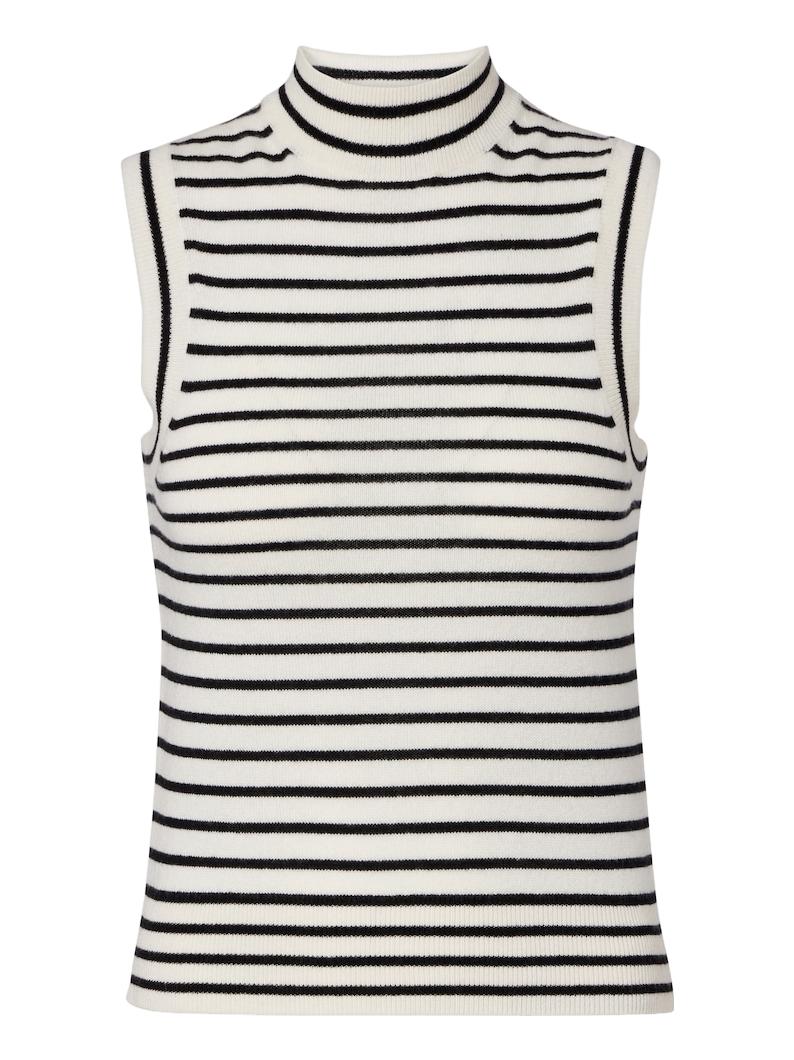 REISS Reiss Aria Striped Cross-Strap Knitted Vest
