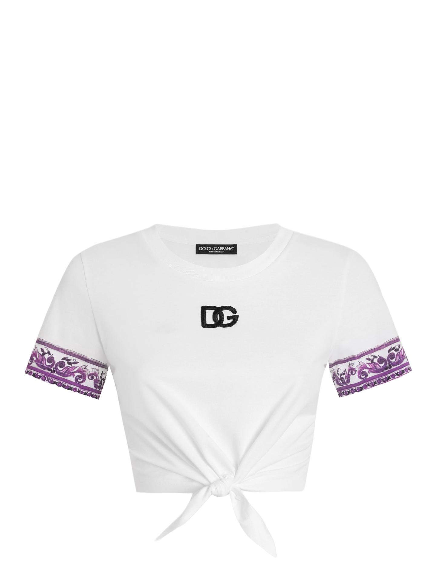 DOLCE & GABBANA Majolica-Prints Short-Sleeved T-Shirt