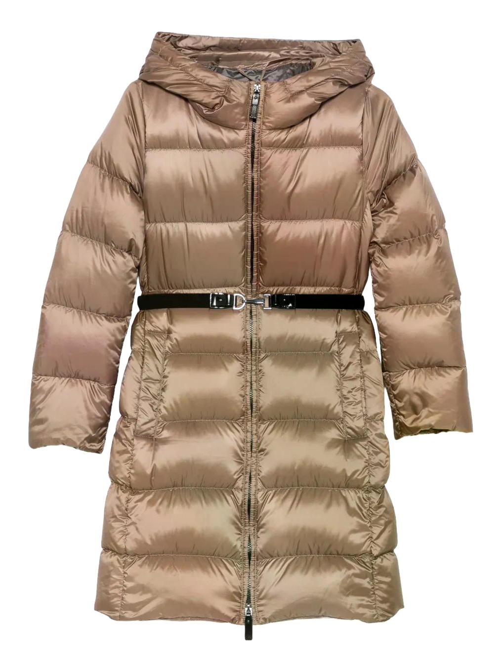 MAX MARA Max Mara The Cube Quilted Belted Hooded Coat