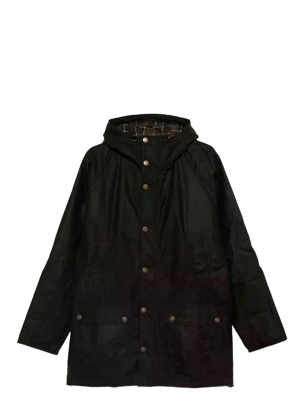 BARBOUR Hooded Snap-Fit Coat