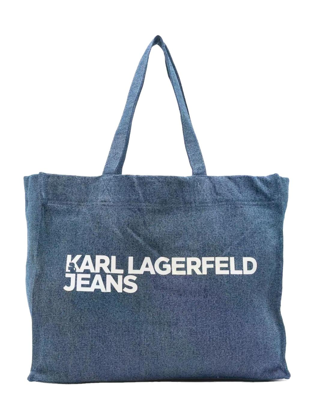 KARL LAGERFELD Karl Lagerfeld Jeans High-Rise Denim Shorts