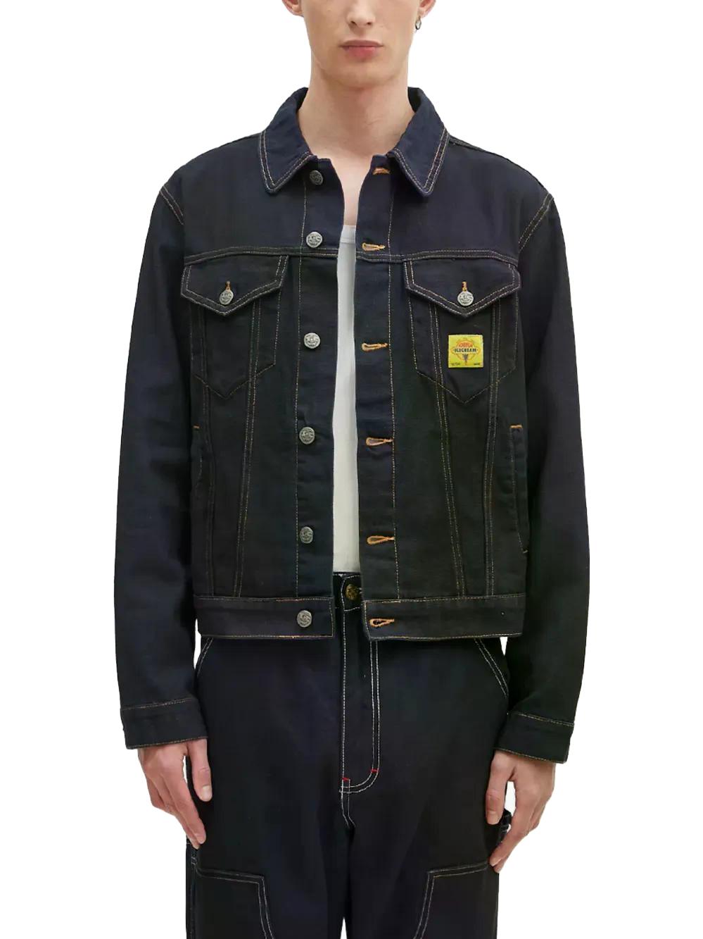 ICECREAM Contrast-Stitch Denim Jacket