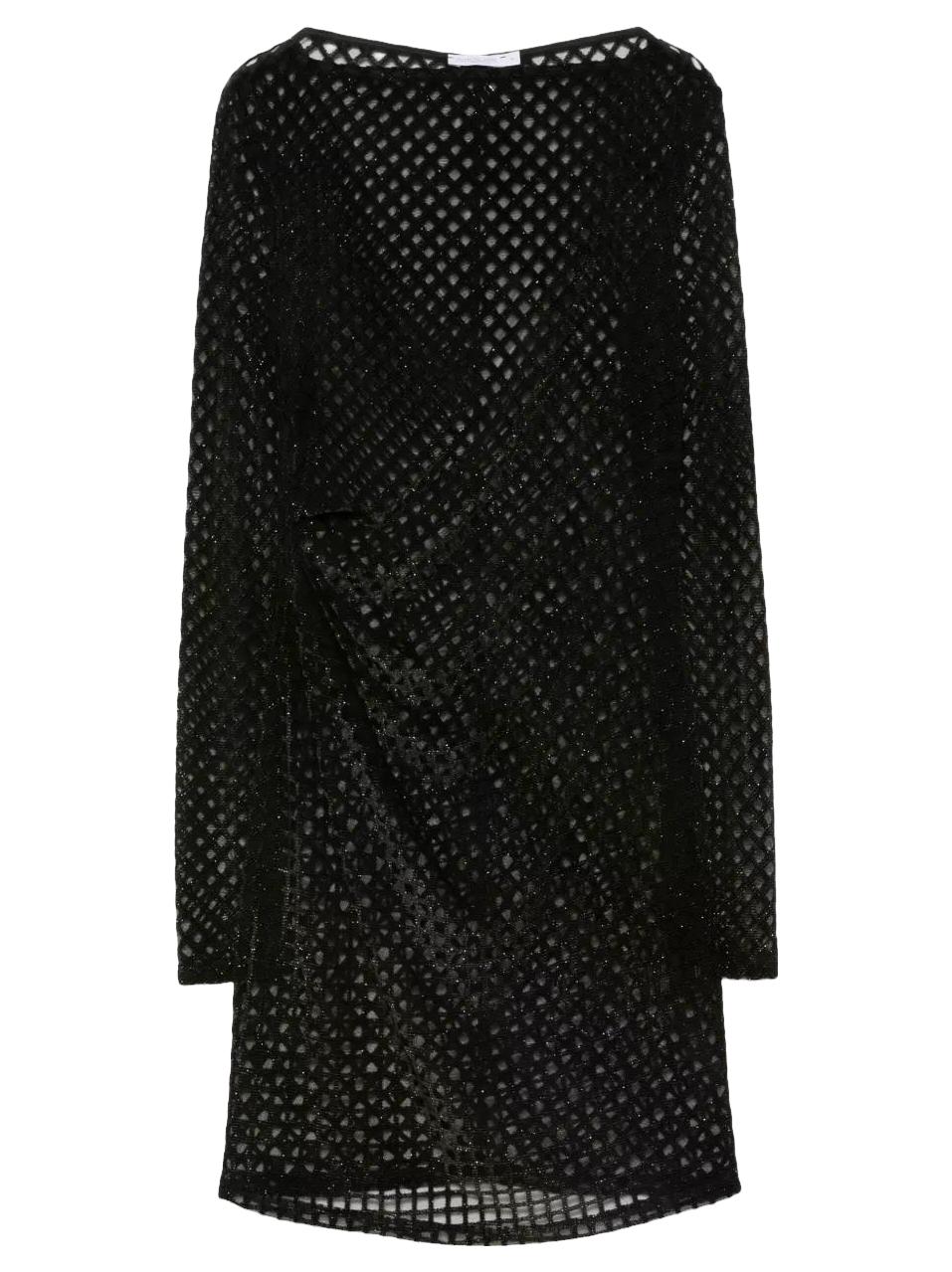 PATRIZIA PEPE Mesh Mini Dress
