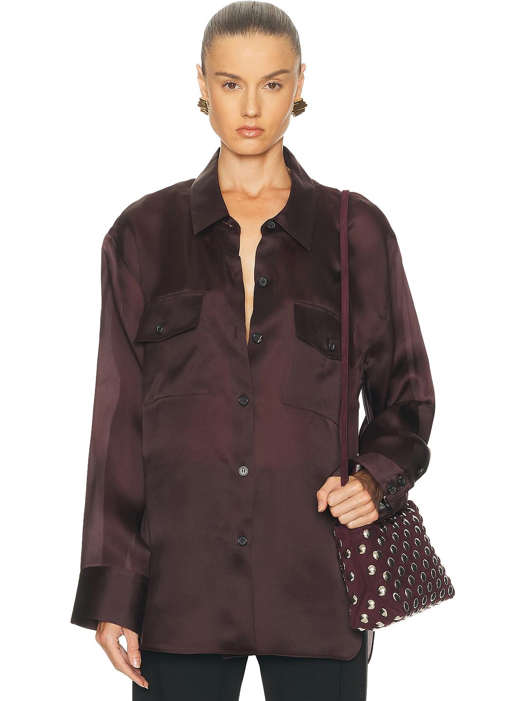 KHAITE KHAITE Matteo Silk Top