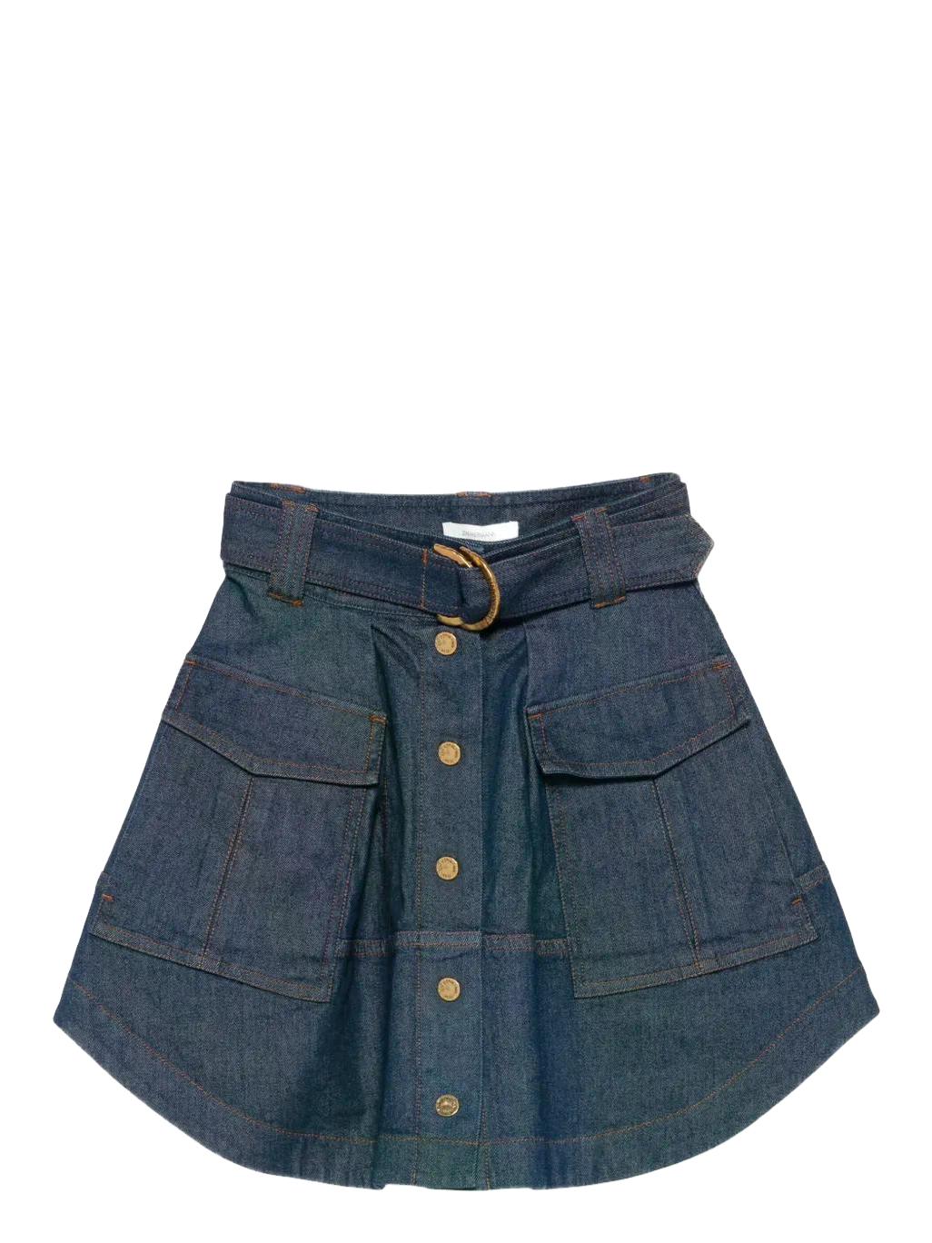 ZIMMERMANN Button-Fastening Cargo Skirt