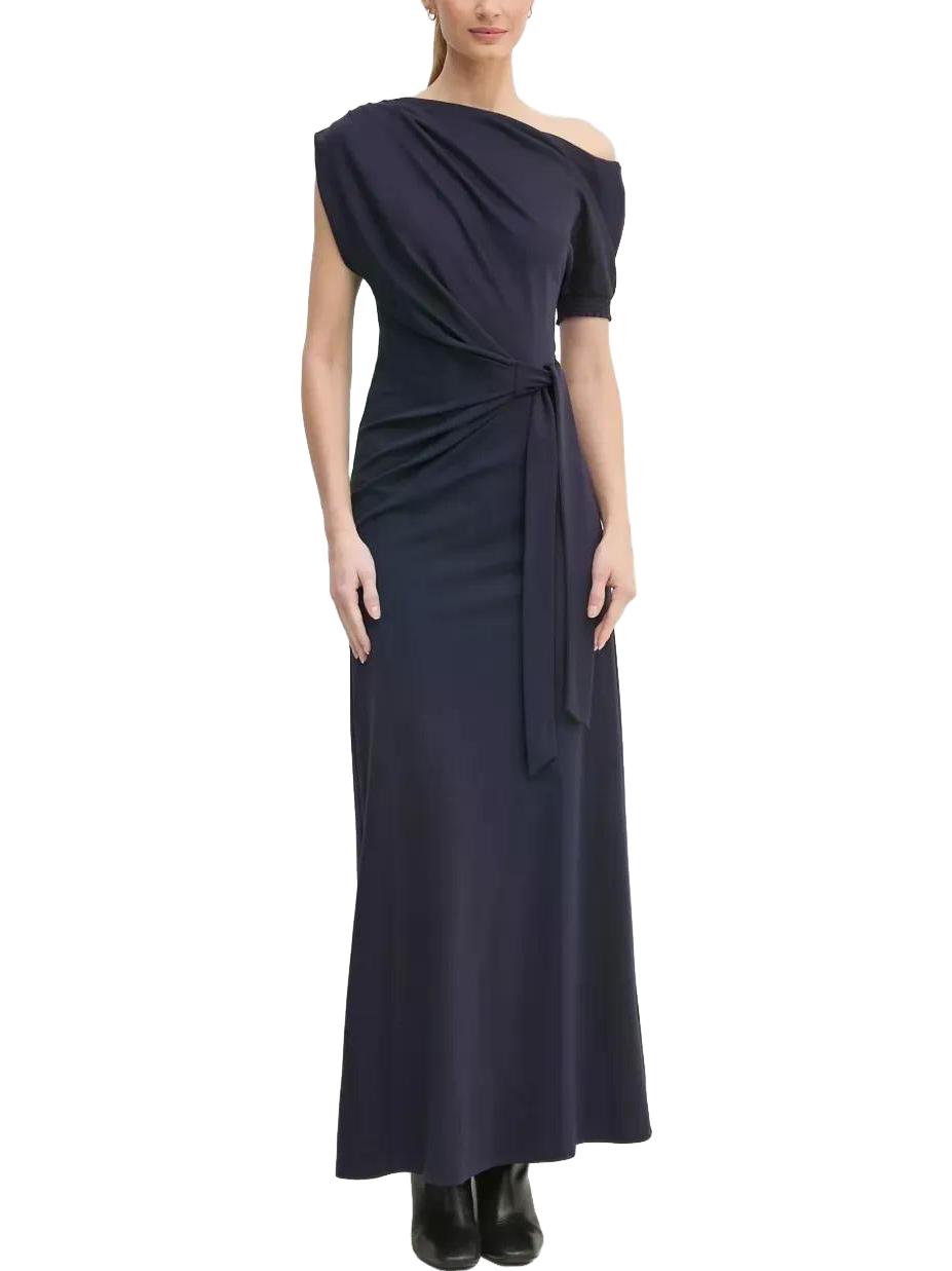 DIANE VON FURSTENBERG Asymmetric Neck Maxi Dress