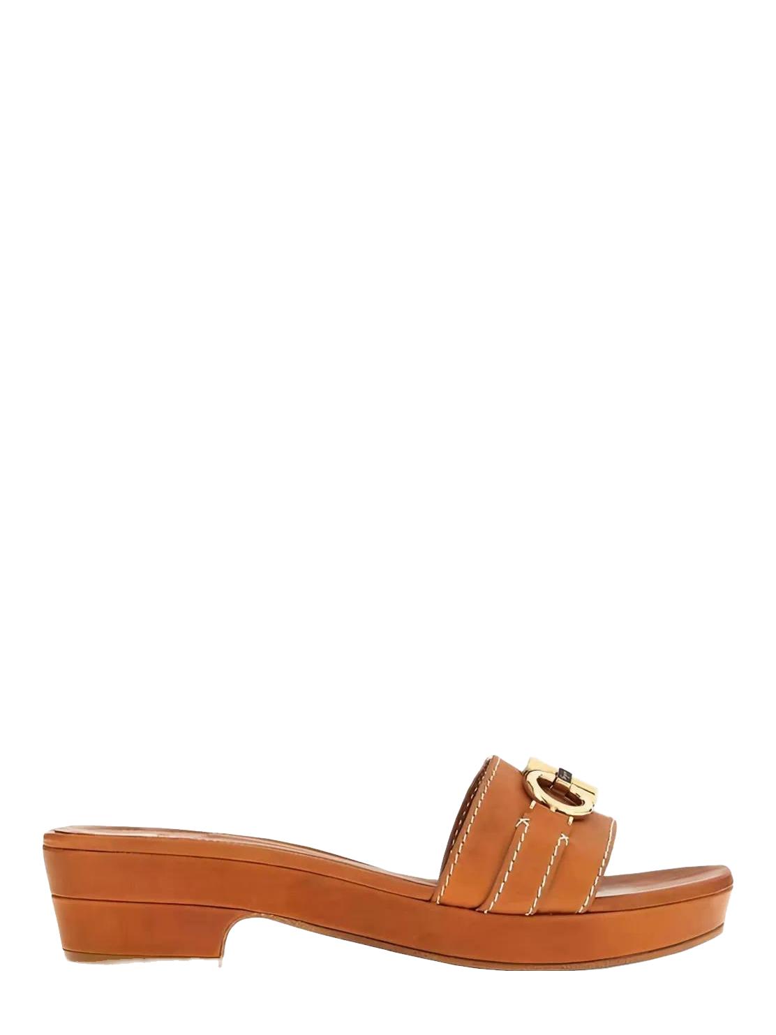SALVATORE FERRAGAMO Leather Heeled Sandals