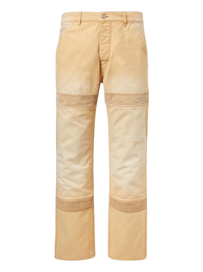 WALES BONNER Sierra Cotton Canvas Straight Pants