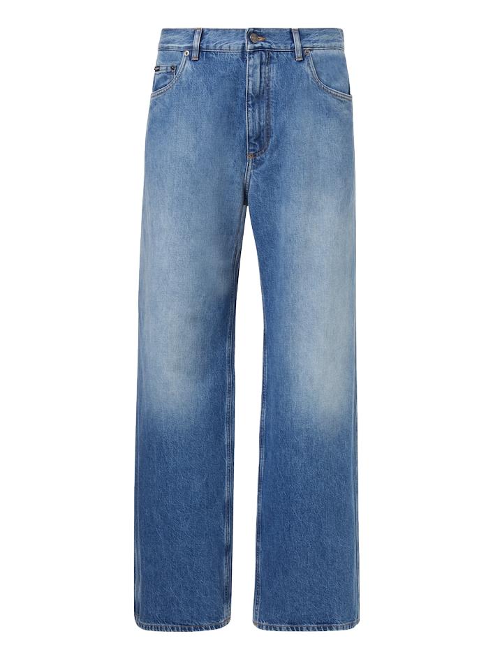 DOLCE & GABBANA Mid-Rise Wide-Leg Jeans