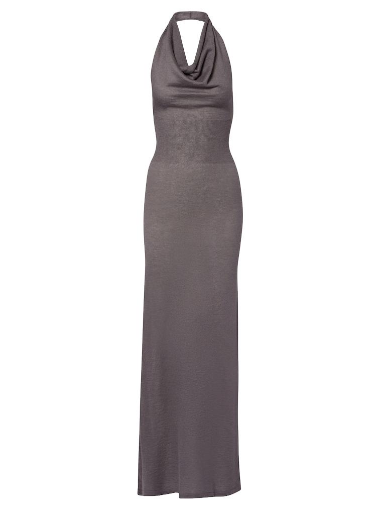 AYA MUSE Aya Muse Reed Halterneck Maxi Dress