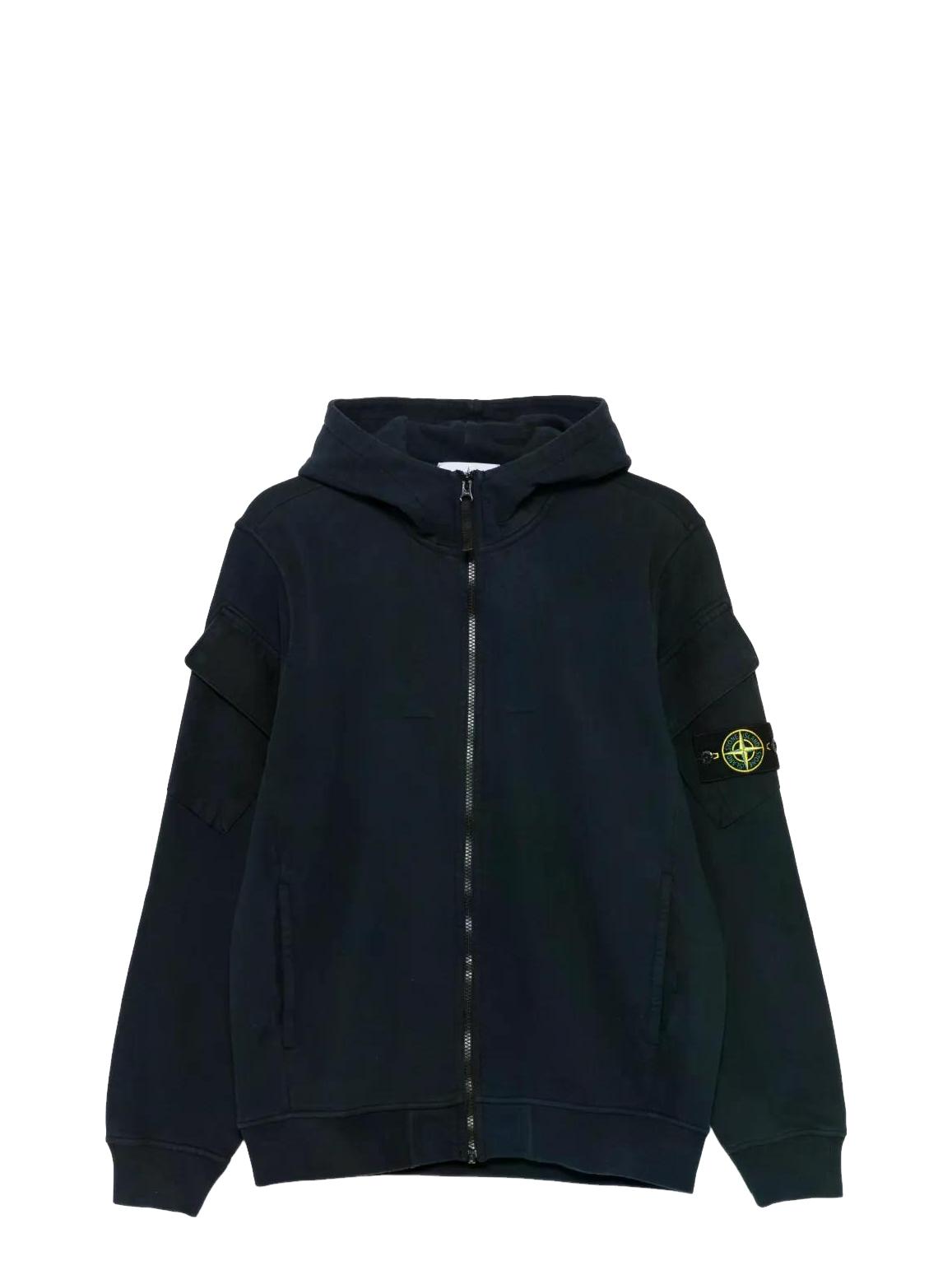 IDGAF Zip Up Hooded Sweatshirt NAVY lサイズ
