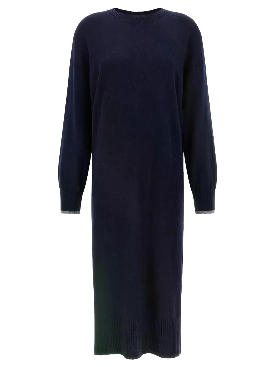 Skims Brown Fits Everybody Crew Neck Long Sleeve Maxi Dress - Cocoa | Editorialist Skims Brown Fits Everybody Crew Neck Long Sleeve Maxi Dress - Cocoa | Editorialist