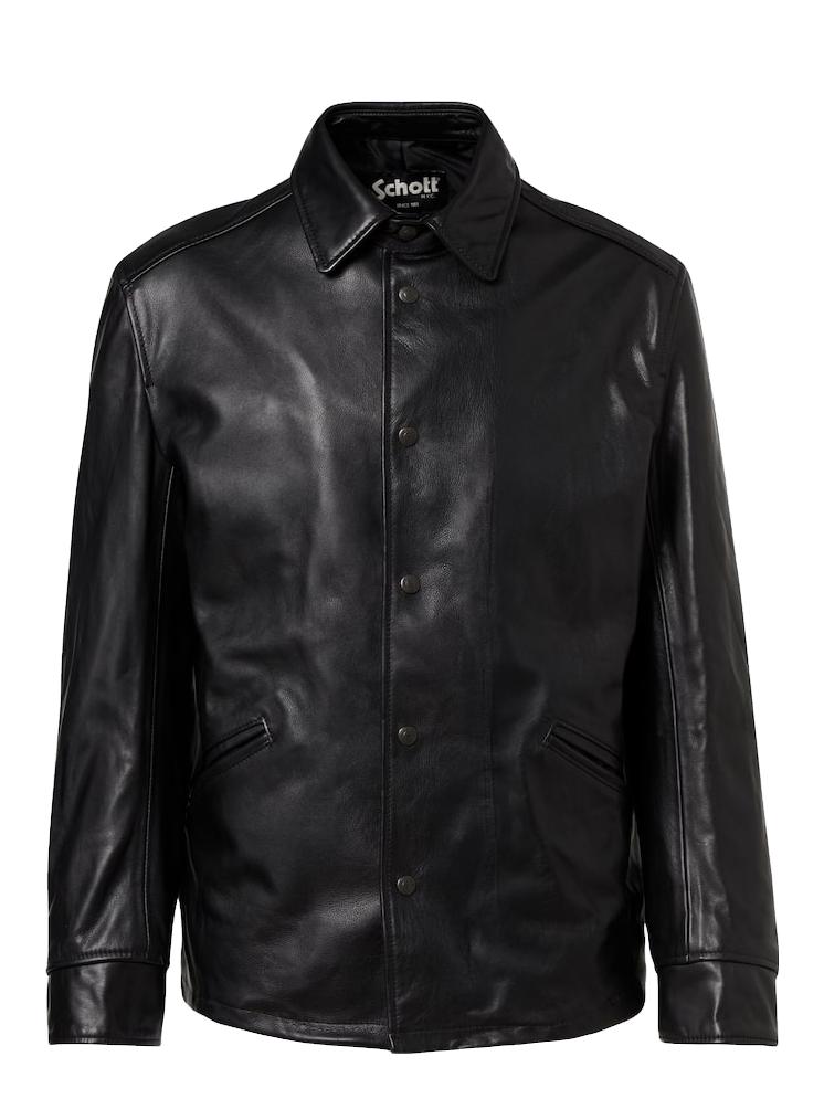 Supreme X Schott The Crow Perfecto Leather Jacket - Black