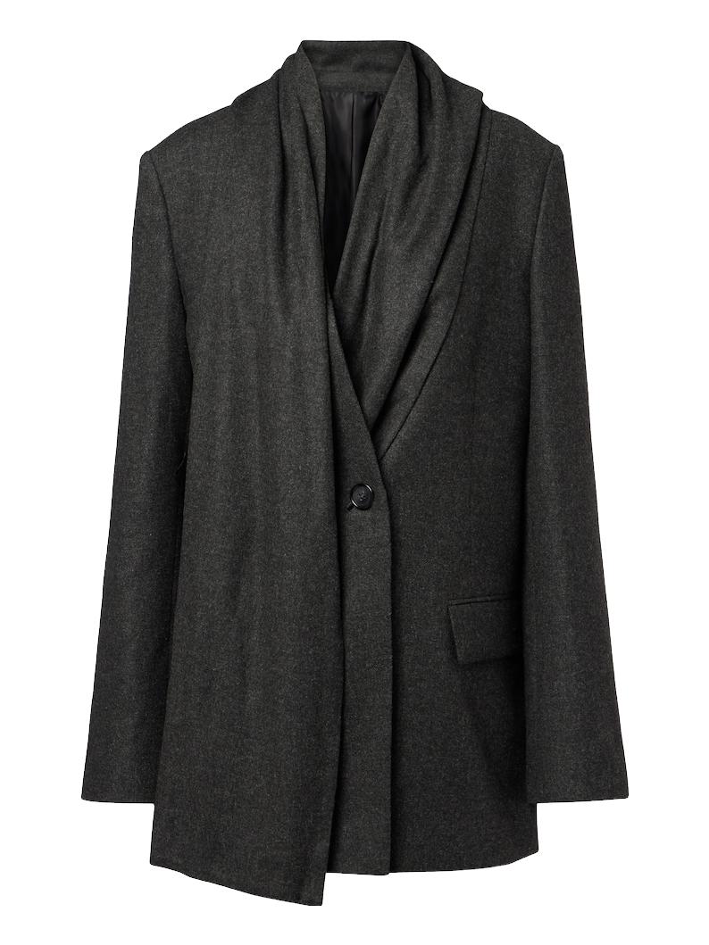 TOTÊME Flannel Single-Breasted Blazer