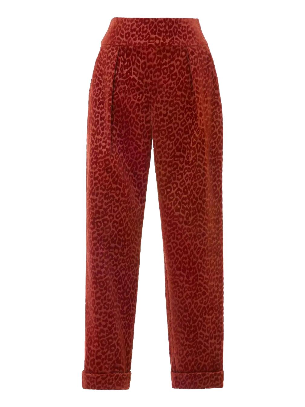 TEMPERLEY LONDON Leopard-Pattern Double-Breasted Blazer