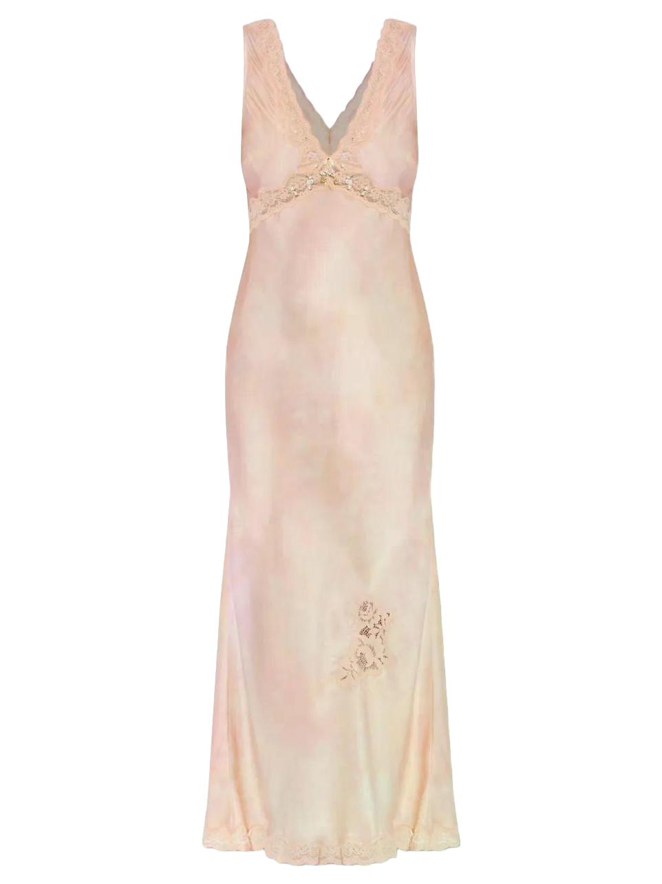 Loveshackfancy Emalia Embellished Lace Midi Dress - Yellow | Editorialist