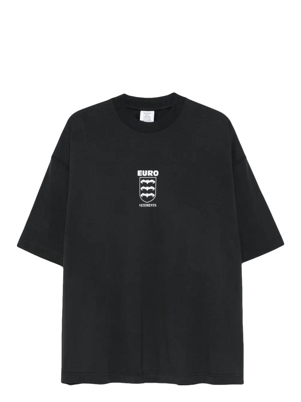 Vetements Pret-A-Porter Logo Print T-Shirt In Black - 5% Off