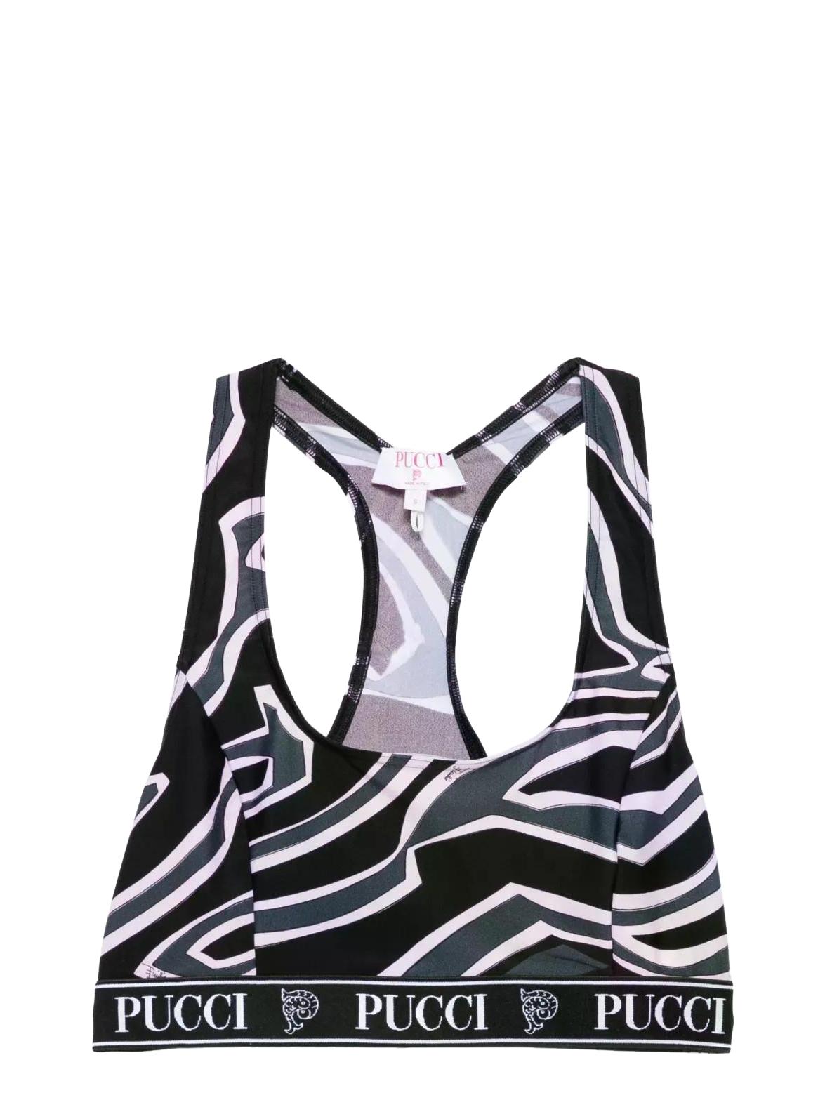EMILIO PUCCI Emilio Pucci High-Waisted Printed Trousers with Zip Detail