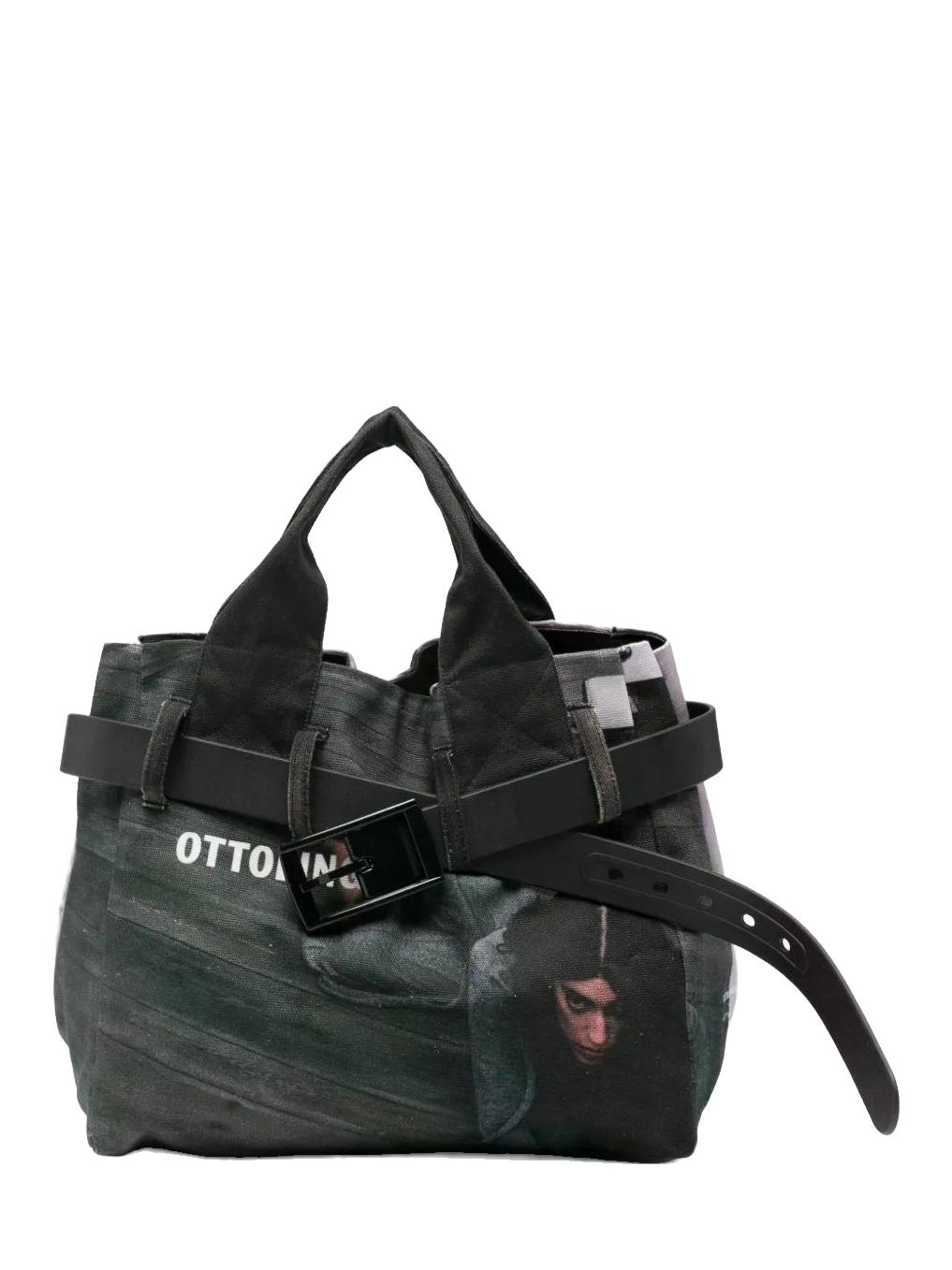 Ottolinger Denim Tote In Black - 38% Off | Editorialist