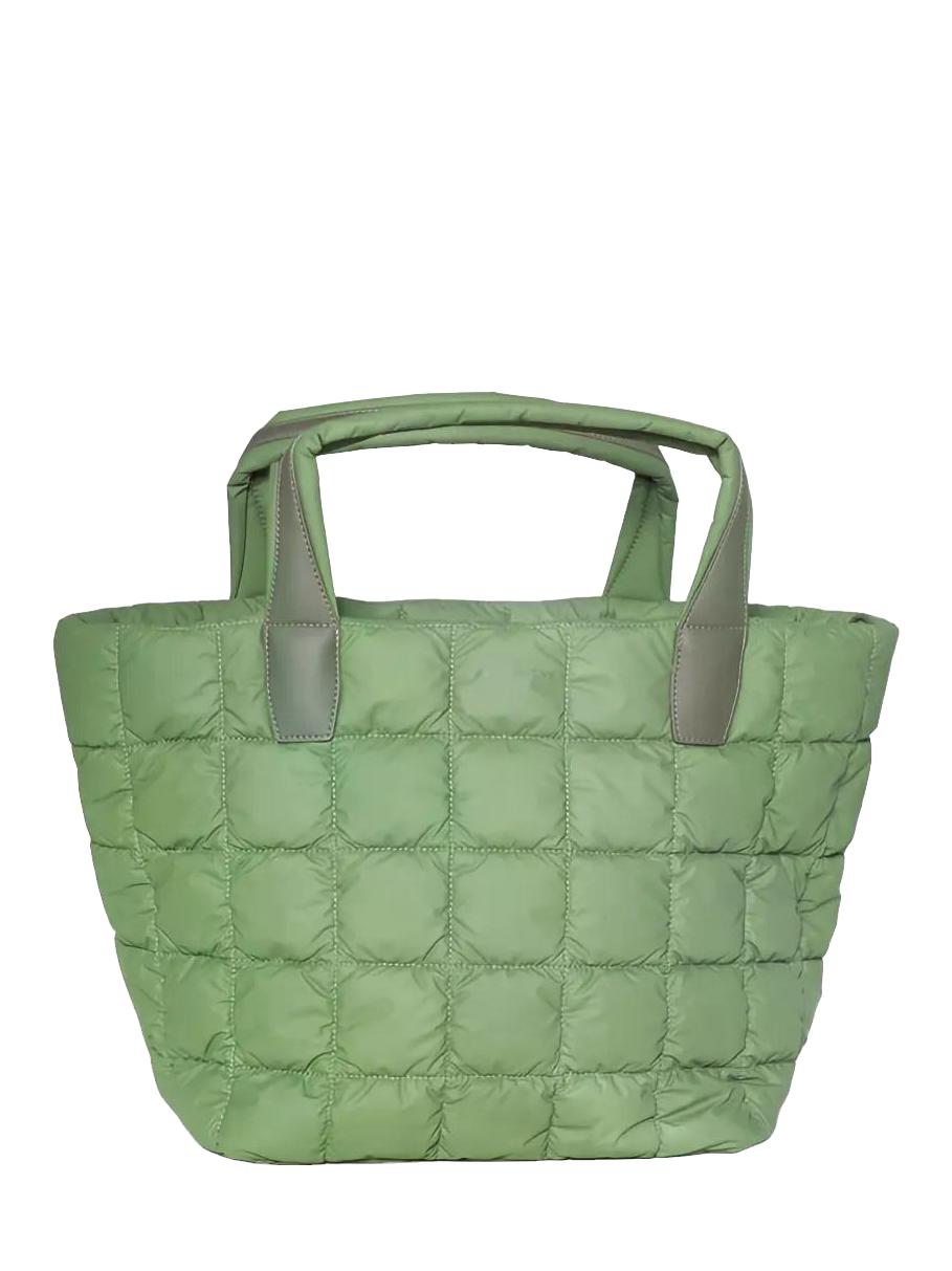 VEECOLLECTIVE Quilted Top-Handle Tote Bag