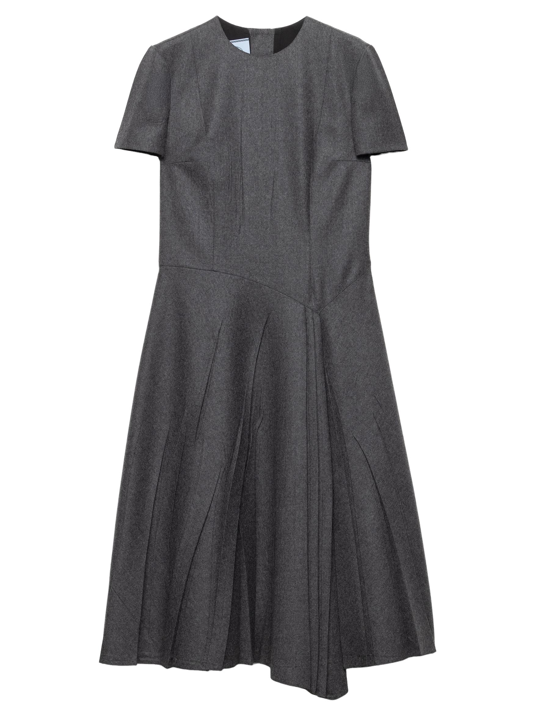 PRADA Flannel Flared Dress