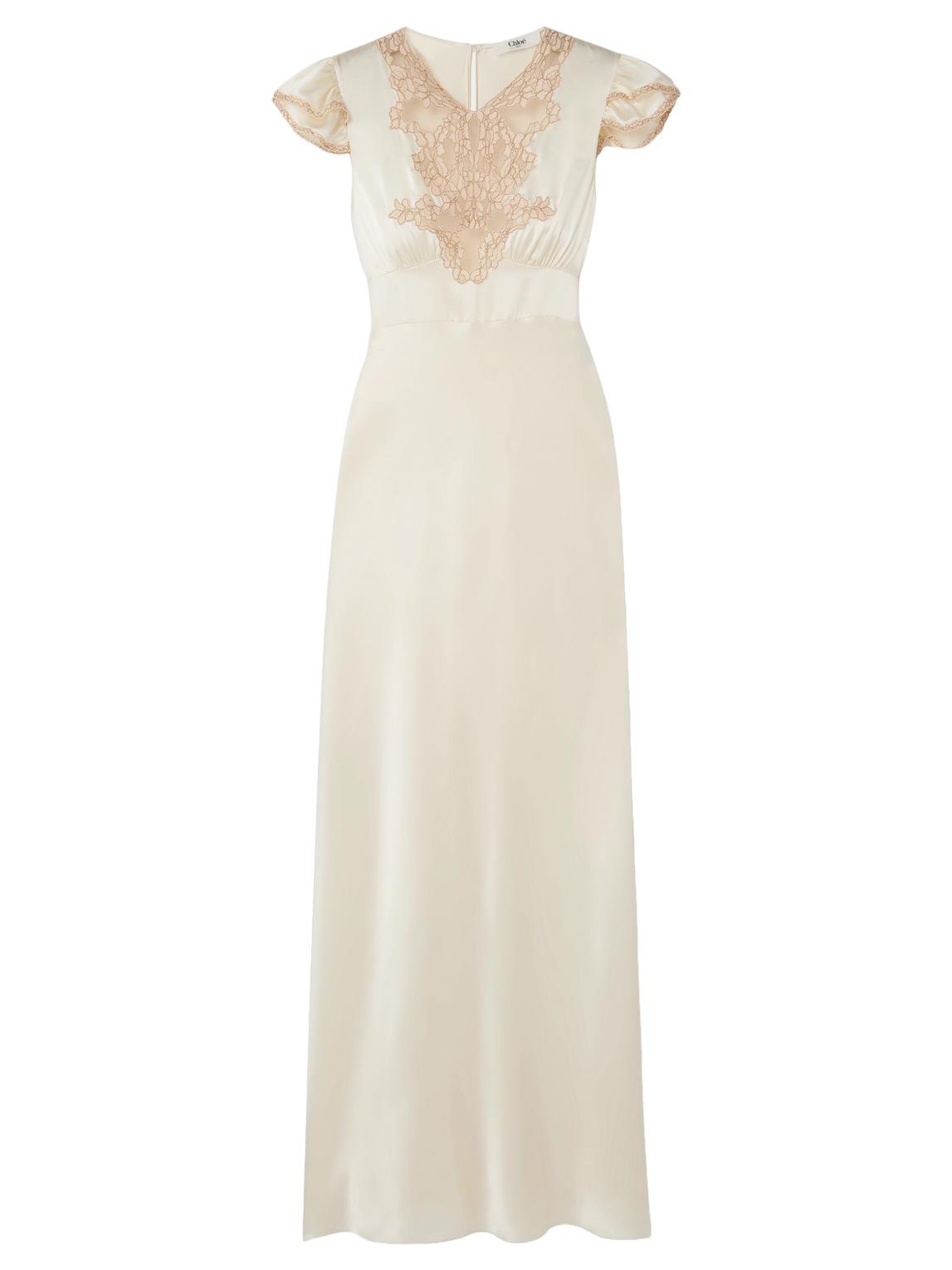 DEn Obelia Corded Lace-Trimmed Silk-Satin Midi Dress In Blue - 30% Off | Editorialist DEn Obelia Corded Lace-Trimmed Silk-Satin Midi Dress In Blue - 30% Off | Editorialist