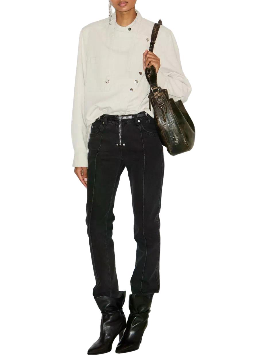 ISABEL MARANT ÉTOILE Silviana Zip-Detail Trousers