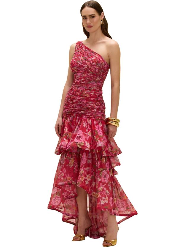 PATBO PatBO Peony Asymmetrical Maxi Dress