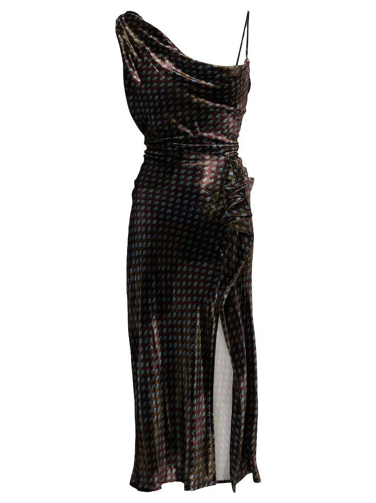 DRIES VAN NOTEN Dries Van Noten Asymmetric Printed Gown