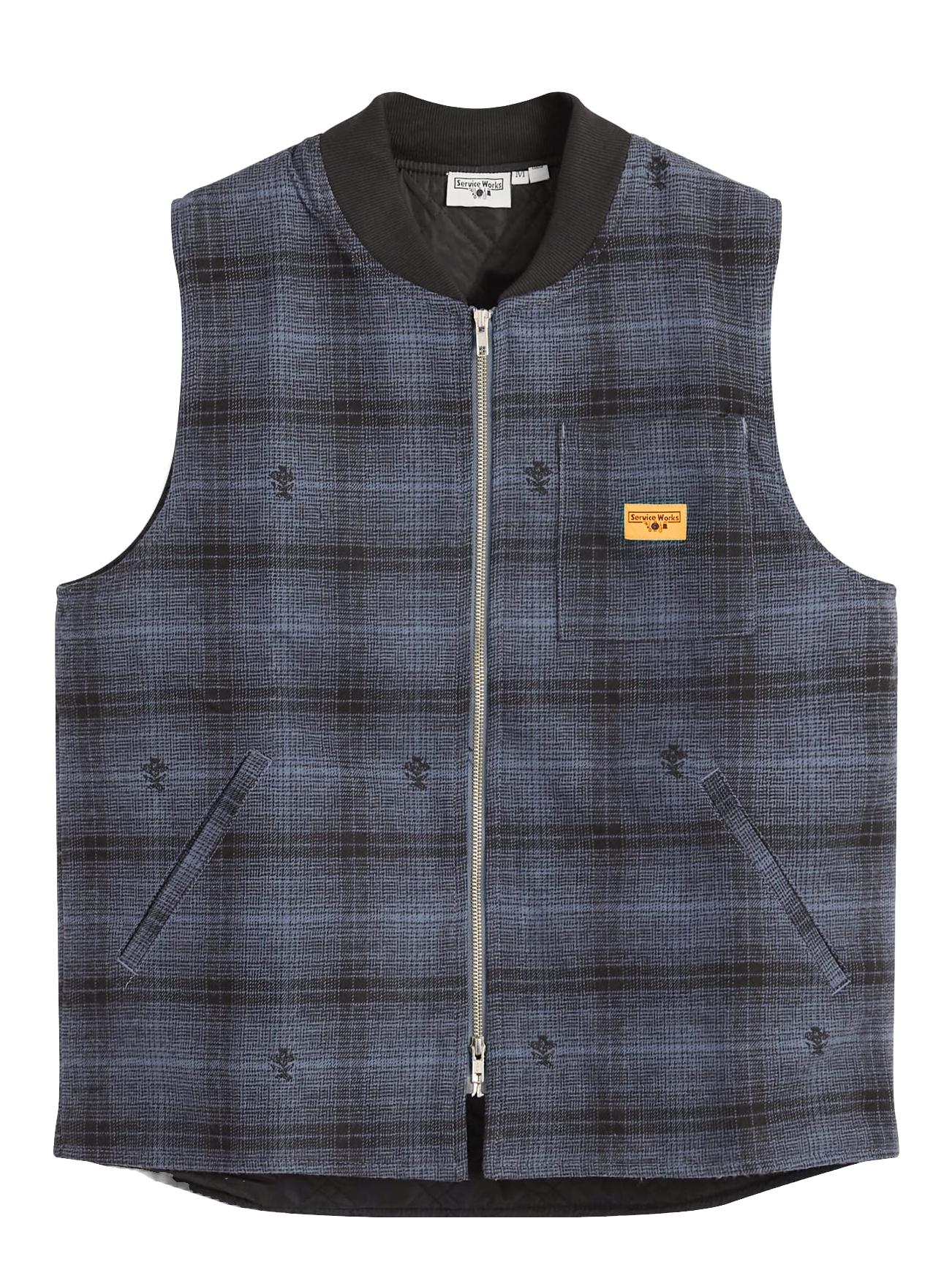 supreme Reversible Work Vest ダークブラウンS