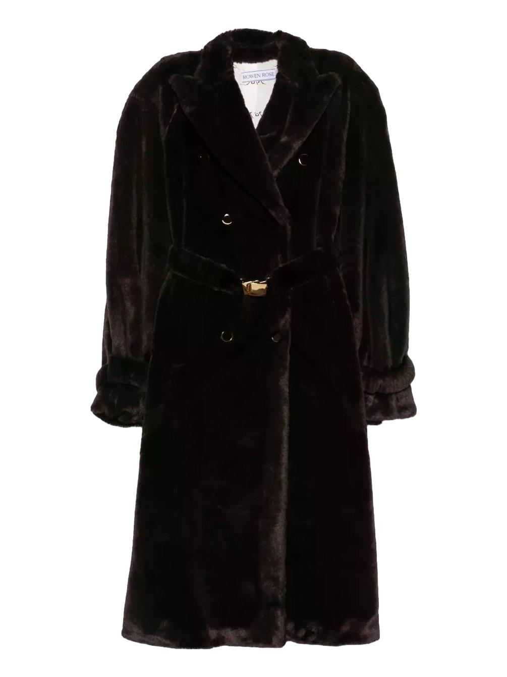 ROWEN ROSE Double-Breasted Coat