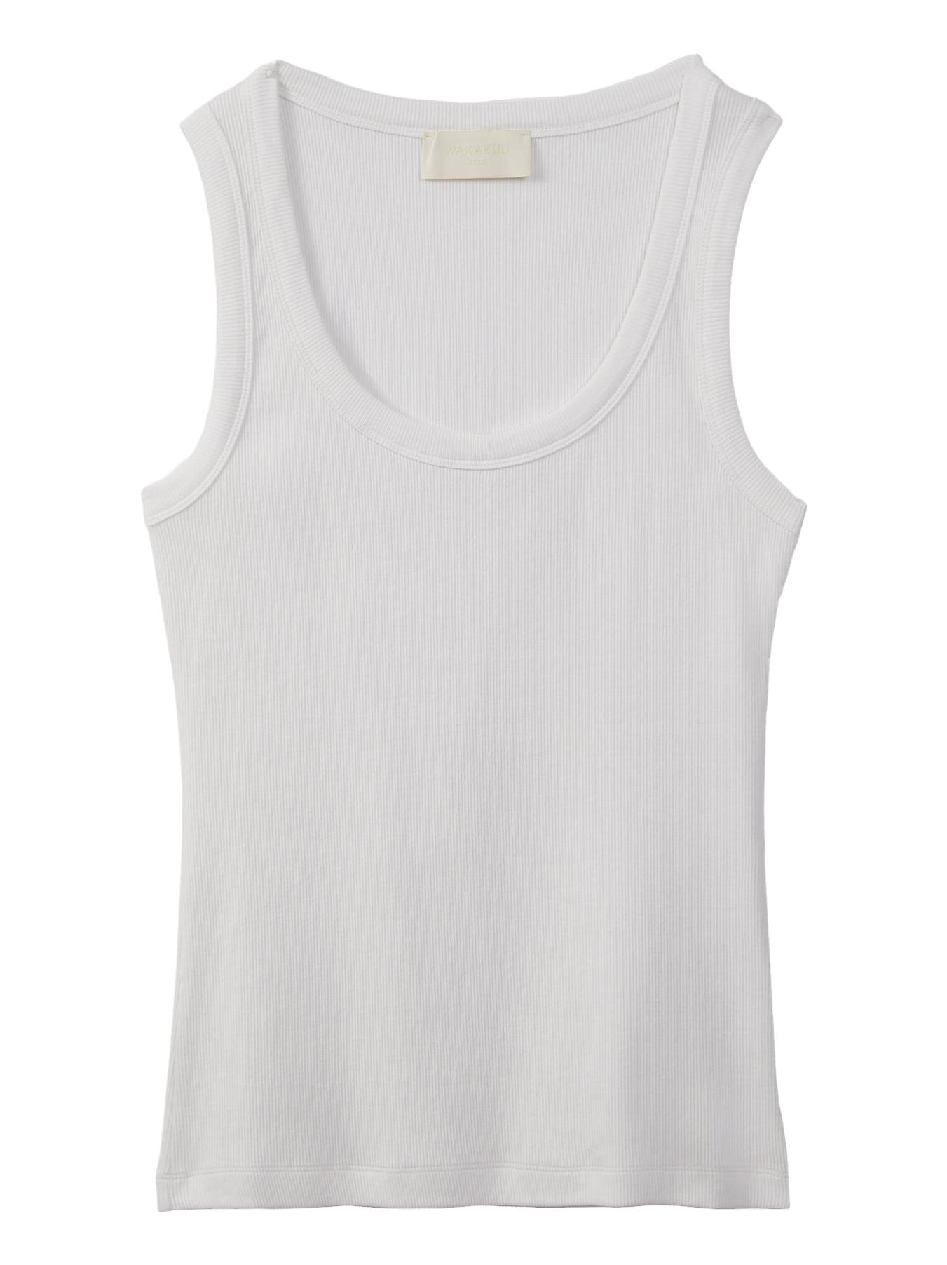WAKAKUU Wakakuu Icons Biarritz Rib Tank Top