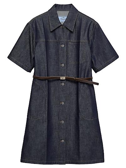 black linen beach dress ROVE Linen-Cotton Midi Dress - Crossover Back-Ties