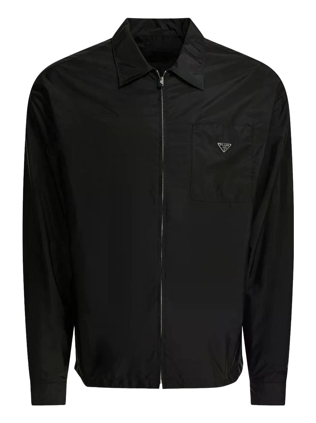 PRADA ブラック ジップアップジャケット 19867069_44539375_600.jpg