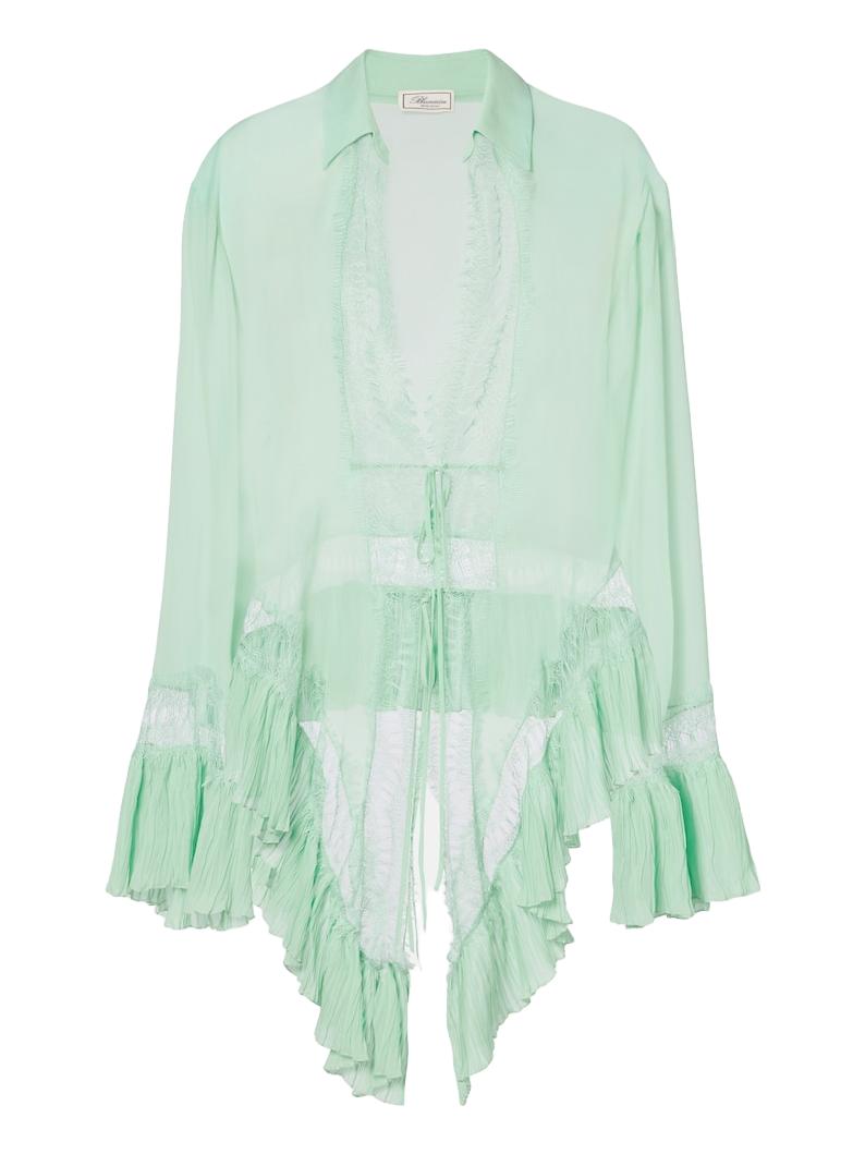BLUMARINE Asymmetric Hem Mini Skirt