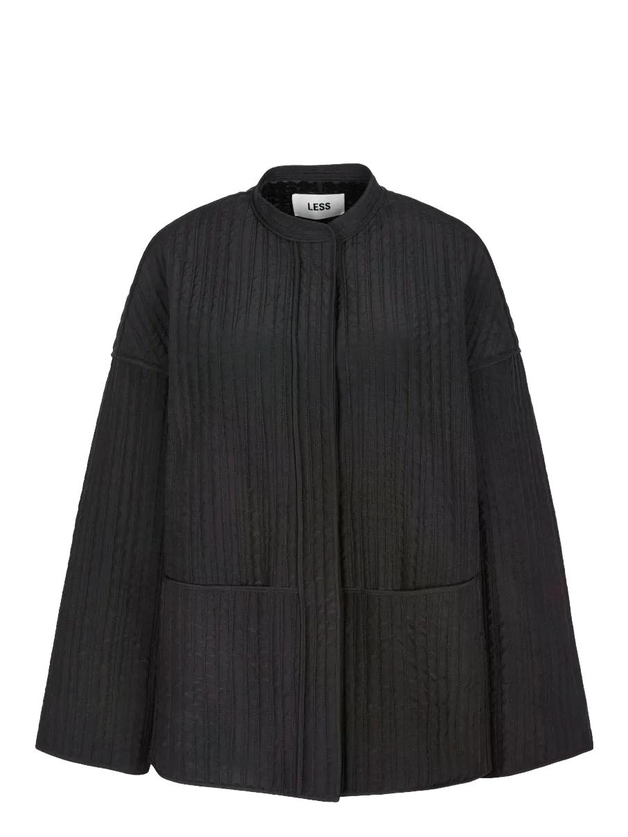 GANNI GANNI Seersucker Parka Coat