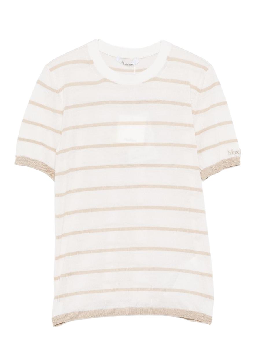 MAX MARA Striped Knit T-Shirt